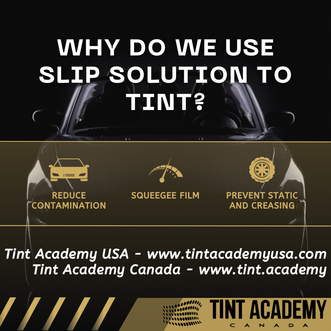 Why is window film installed with Wet Application? {Slip Solution ...